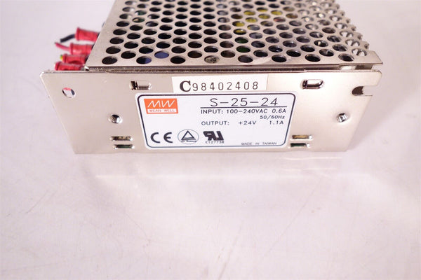 MW Mean Well S-25-24 24V 1.1A Power Supply - Excellent Tested – Hurst ...