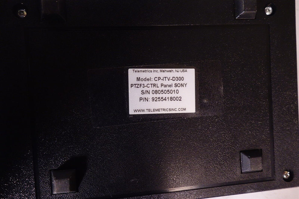 Telemetrics CP-ITV-D300 Camera Control Panel – Hurst & Associates